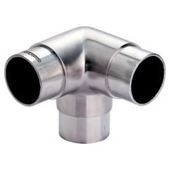 3 Way Corner Connector 48.3mm o/d x 2.0mm (316) - EasyFix Balustrades