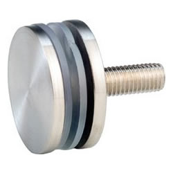 Glass Holder Bolt o/d 40mm Flat Surface (316) - EasyFix Balustrades