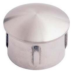 Radius End Cap Variable 48.3mm o/d (304) - EasyFix Balustrades