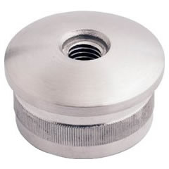 Radius End Cap with M8 hole 2mm 42.4mm o/d (316) - EasyFix Balustrades