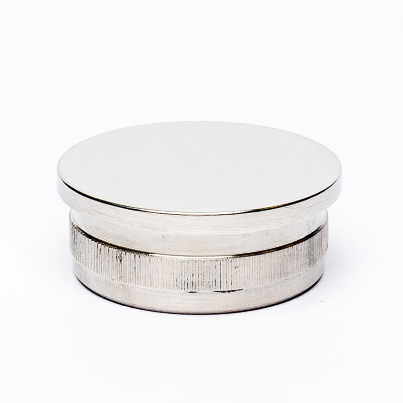 Flat End Cap Mirror Finished 48.3mm o/d (316) - EasyFix Balustrades